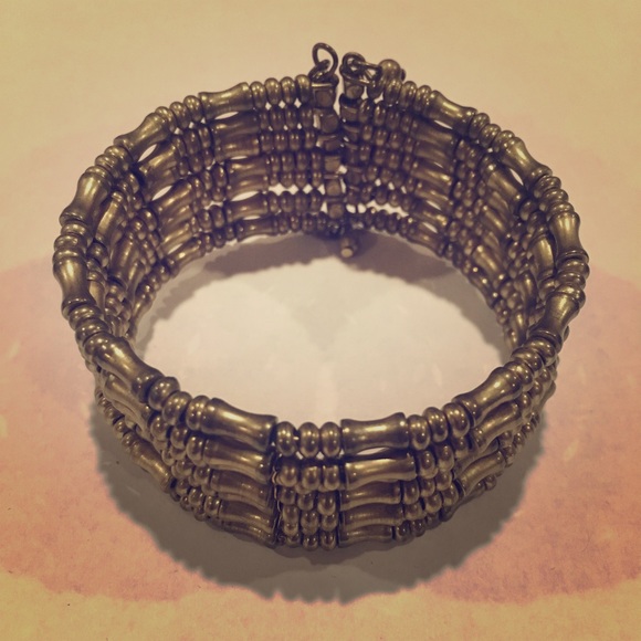 Jewelry | Flexible Gold Bracelet With 7 Rows | Poshmark